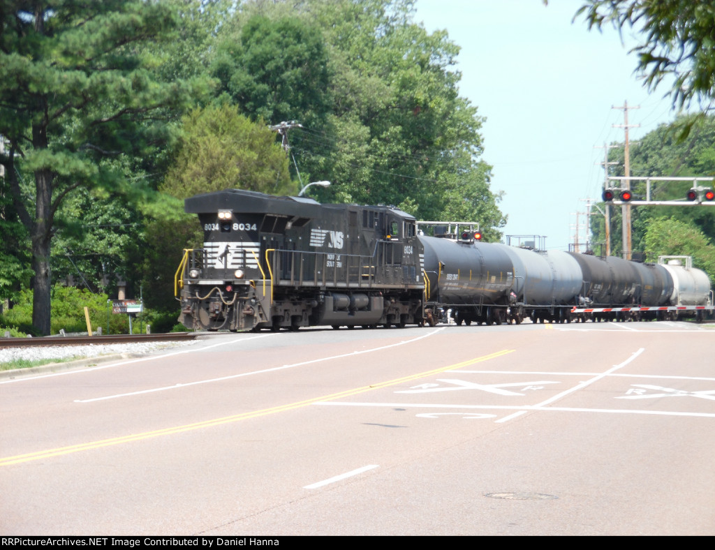 NS 8034 runs LHF on NS A01
